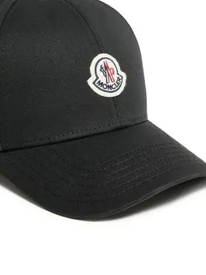 Moncler Cotton Gabardine Baseball Cap