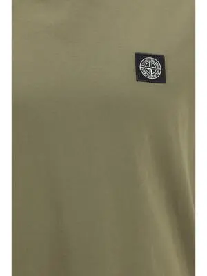 Stone Island Logo Patch T-shirt - Green