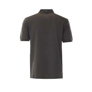Thom Browne Stripe Logo Piquet Polo