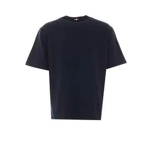 Thom Browne Stripe Logo Oversize T-shirt - Blue