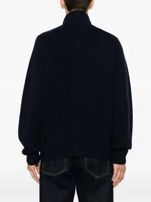 TOM FORD Cashmere Full Button Cardigan - Blue
