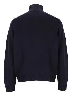 TOM FORD Cashmere Full Button Cardigan - Blue