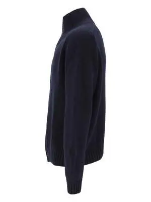 TOM FORD Cashmere Full Button Cardigan - Blue