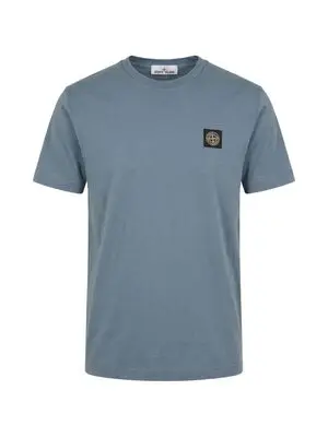 Stone Island Logo Cotton T-shirt - Multicolor