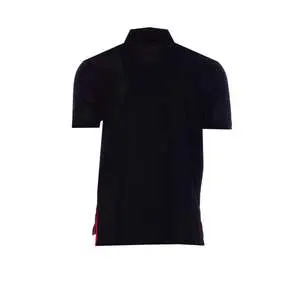 Thom Browne Stripe Logo Piquet Polo