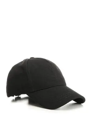 Saint Laurent Cassandre Baseball Cap - Black