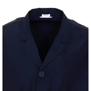 Thom Browne Light Memory Tech Packable Sportcoat With Logo Print