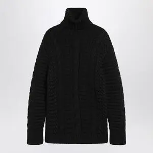 MONCLER X EDWARD ENNINFUL Wool Turtleneck Sweater - Black