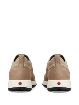 TOD'S Leather And Knit Sneakers - Multicolor