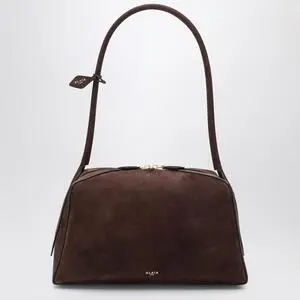 Alaïa Le Bouledogue Bag In Nubuck - Brown