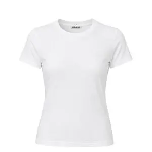 Auralee Brushed Organic Cotton Jersey T-shirt - White