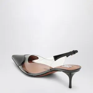 Alaïa Patent Leather Slingback Pumps - Black