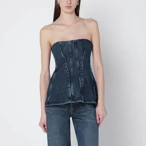 AGOLDE Lara Denim Corset