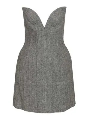 SELF-PORTRAIT Wool Mini Dress