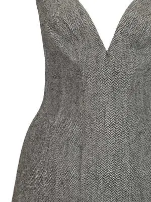SELF-PORTRAIT Wool Mini Dress