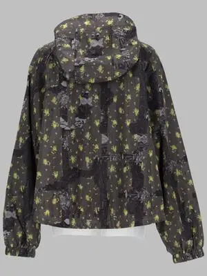 GANNI Printed Lightweight Nylon Jacket - Multicolor