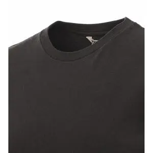 Auralee Brushed Organic Cotton Jersey T-shirt - Black