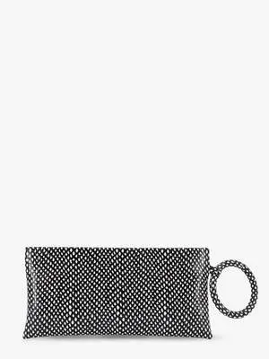 TOM FORD Aura Leather Clutch Bag With Snake Motif - Multicolor