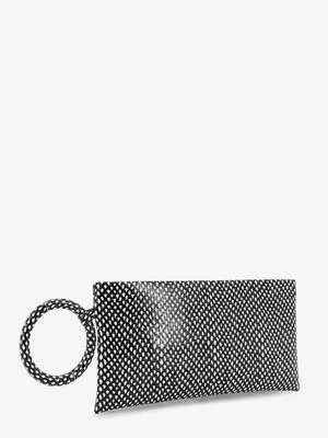 TOM FORD Aura Leather Clutch Bag With Snake Motif - Multicolor