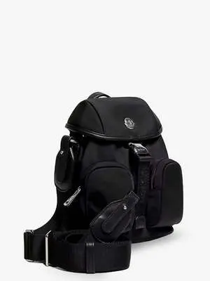 Moncler Trick Nylon Crossbody Bag With Logo Patch - Multicolor