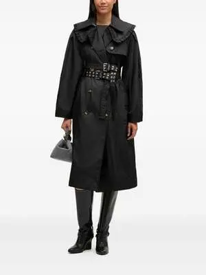 GANNI Duchesse Nylon Trench Coat