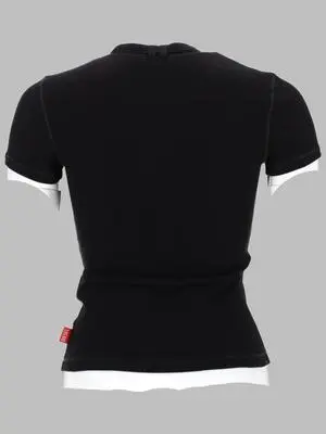 DIESEL® Top In Jersey T-iaras - Black