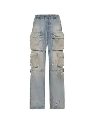 Amiri Women`s Cargo Jeans - Blue