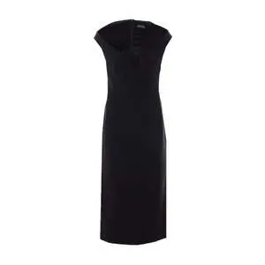 Solace London Monica Midi Dress - Black