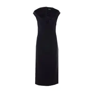 Solace London Monica Midi Dress - Black