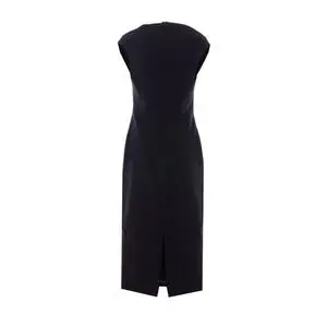 Solace London Monica Midi Dress - Black