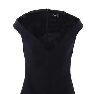 Solace London Monica Midi Dress - Black