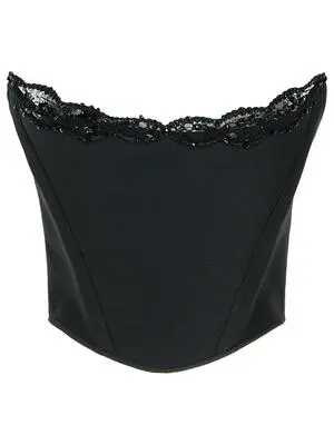 Dsquared2 Paris' Virgin Wool Blend Corset - Black