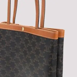 Celine Triomphe Textile Shopper Handbag - Multicolor