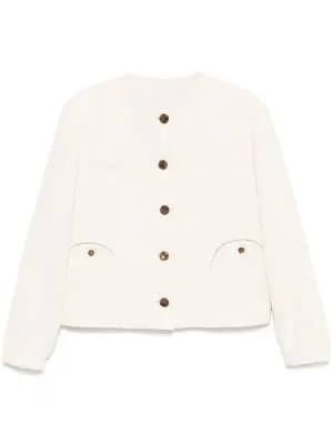 BLAZÉ MILANO Missy Gliss Bolero Jacket - White