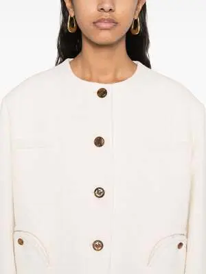 BLAZÉ MILANO Missy Gliss Bolero Jacket - White