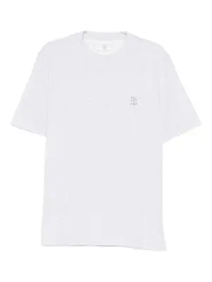 Brunello Cucinelli Logo Cotton T-shirt