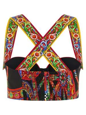 Dolce & Gabbana Carretto' Bustier Top