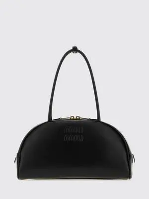 Miu Miu Leather Shoulder Bag - Black