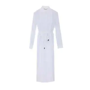 Max Mara Long-sleeve Shirt Dress - White