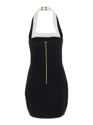 Balmain Knitted Viscose Blend Dress - Multicolor