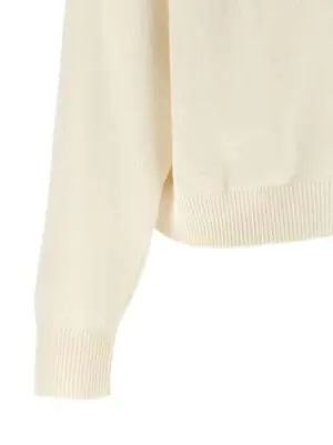 Alberta Ferretti Embroidered Flower Sweater