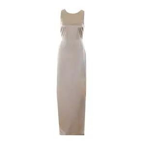 Max Mara Silk Satin Dress - Cream