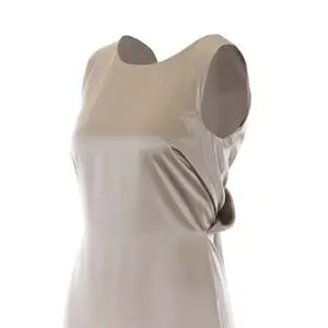 Max Mara Silk Satin Dress - Cream