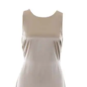 Max Mara Silk Satin Dress - Cream