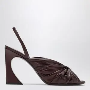 Fendi Arco Slingbacks Plum - Red