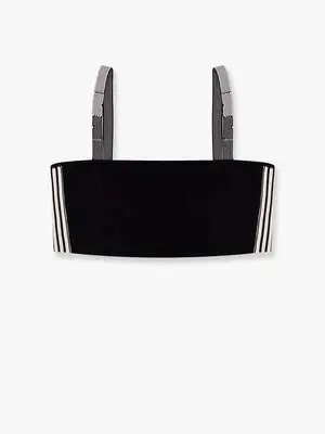 Dior Compact Technical Knit Bralette With Graphique Motif - Multicolor