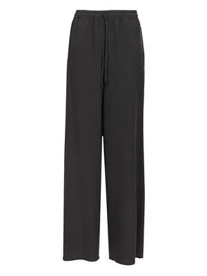 Max Mara Wide-leg Washed Silk Trousers - Blue