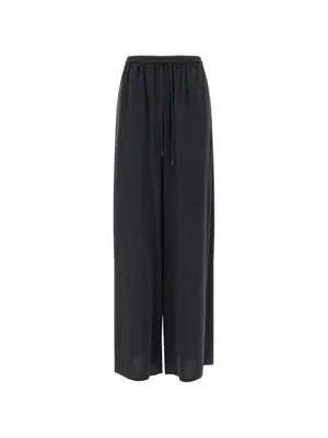 Max Mara Wide-leg Washed Silk Trousers