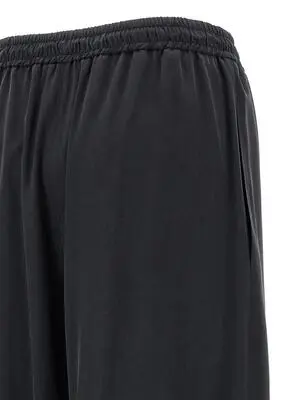 Max Mara Wide-leg Washed Silk Trousers