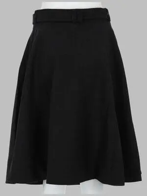 GANNI Gonna Wrap Con Cintura - Black